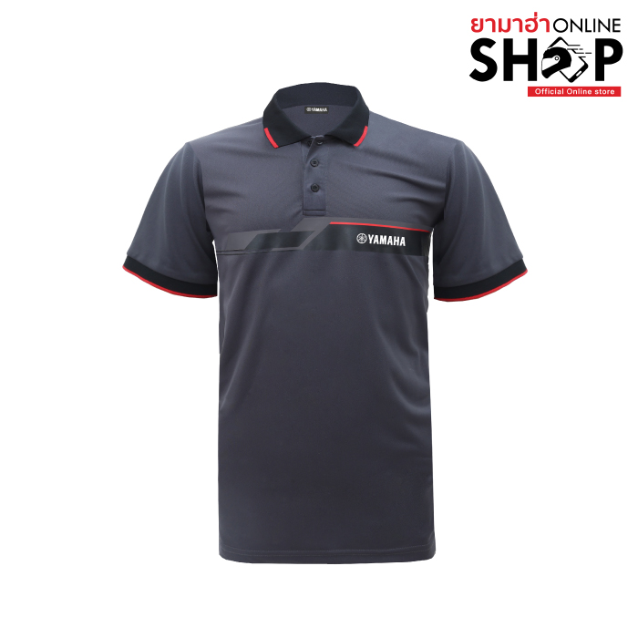 เสื้อโปโล สีเทา YAMAHA REVS POLO GREY